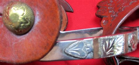 Stewarts Military Antiques Western Contemporary Lady Leg Spurs