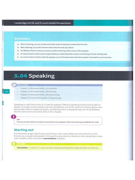 Cambridge Igcse And O Level Global Perspectives Chapter 5b Pdf
