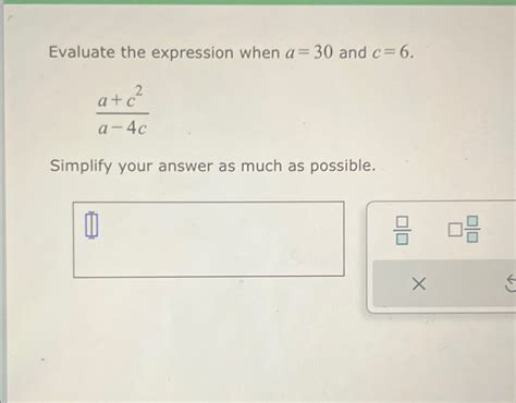 Solved Evaluate The Expression When A30 ﻿and