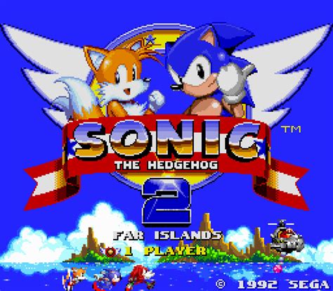 Title Screen Sonic 2 Far Islands By Retrotainment On Deviantart
