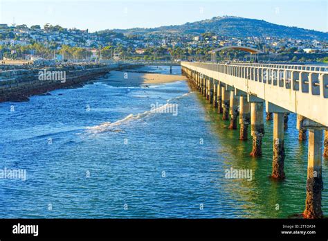 Wide Angle Perspective From The Tip Of Cabrillo Beach Pier Revealing