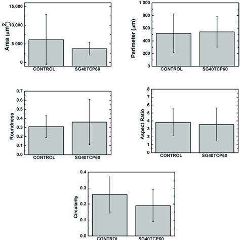 Quantitative Data For Shape Parameters After 48 H One Way Analysis Of
