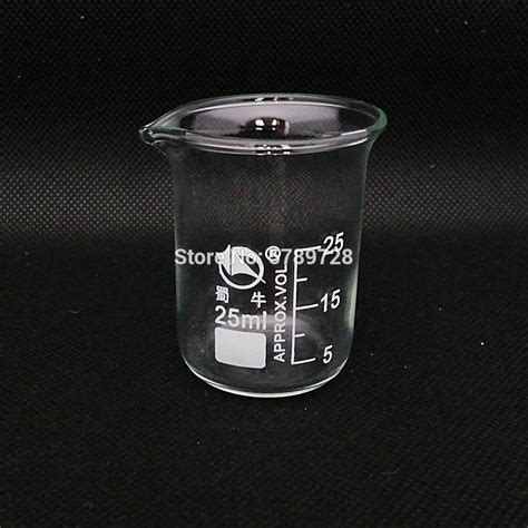 1set Lab Glass Beaker 5102550ml Borosilicate Gl Vicedeal