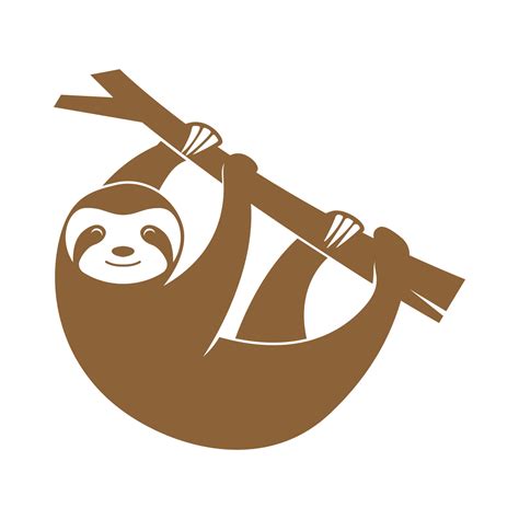 Sloth Icon Logo Design 23472778 Vector Art At Vecteezy