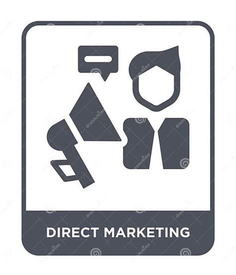 Direct Marketing Icon In Trendy Design Style Direct Marketing Icon