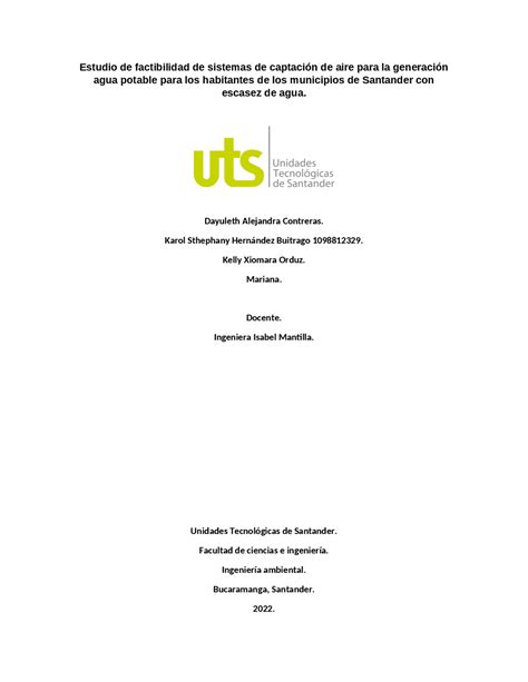Documento De Apoyo Formulación De Proyectos Apuntes De Gestión De