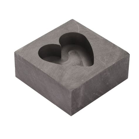 Graphite Ingot Moldgraphite Mold Heart Shape Graphite Casting Ingot