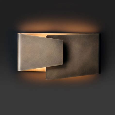 Contemporary Wall Light Santa Fe Boyd Indoor Aluminum Bronze