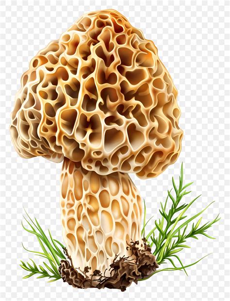 Morel Mushroom Detailed Illustration Of A Morel Mushroom Png