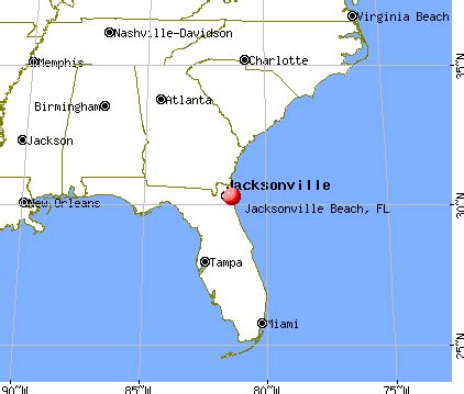 Maps Of Jacksonville Beach Fl