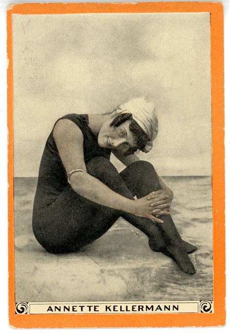Annette Kellermann Tobacco Card No 34 National Museum Of American History