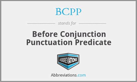 What Does Bcpp Stand For