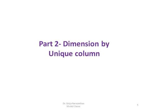 Part2 Sql Model Dimension By Pdf