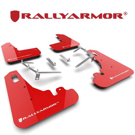 Subaru（スバル） Rally Armor 2021 Brz Zd8 マッドフラップ レッドホワイト 正規輸入品 R70オート