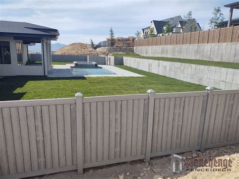 Simtek Bufftech Fencing Stonehenge Fence And Deck