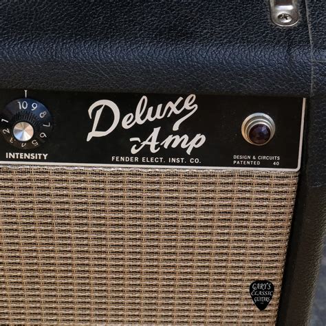 1963 Fender Deluxe Amp Amps And Preamps Garys Classic Guitars Llc
