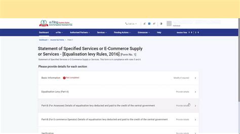 How To File Form 1 Equalization Levy On New Income Tax Portal Pptx