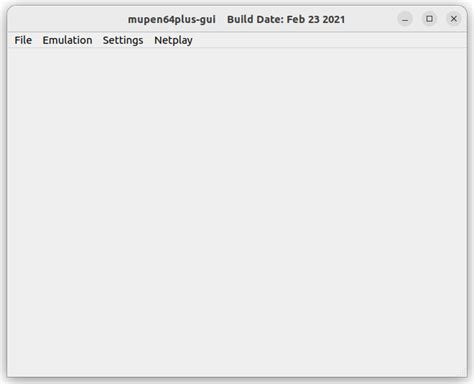 Install Mupen64plus Gui On Linux Snap Store