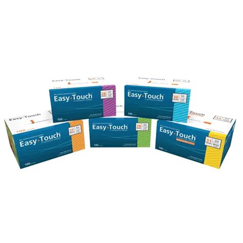 Easy Touch Insulin Syringe 30g X 12 1 Ml 100 Count Medentrx