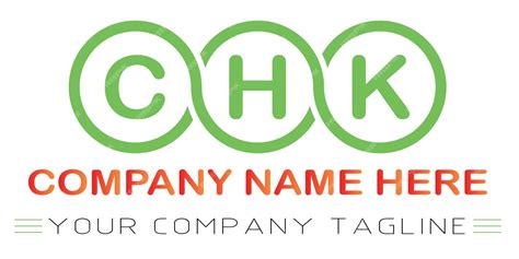Premium Vector Chk Letter Logo Design
