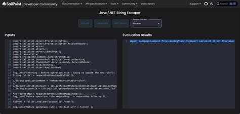 Introducing The Sailpoint Java Escape Tool 🎉 Community Updates