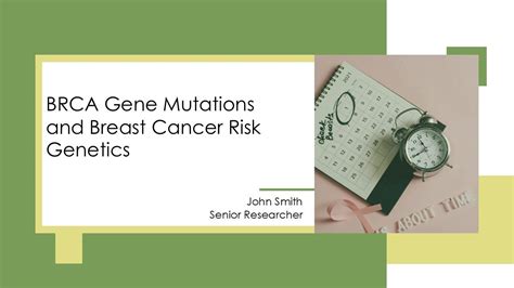 Brca Gene Mutations Breast Cancer Risk Genetics Ppt Powerpoint St Ai