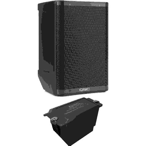 Qsc Cb10 Powered Pa Loudspeaker With Extra Battery Sweetwater