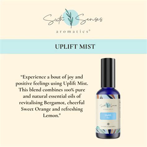 Uplift Mist Sixth Senses Aromatics