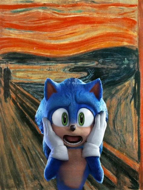 Sonic The Hedgehog In The Scream By Miketheelephantbrony On Deviantart