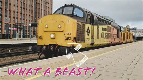 2 Class 37s At Nottingham 030424 Youtube