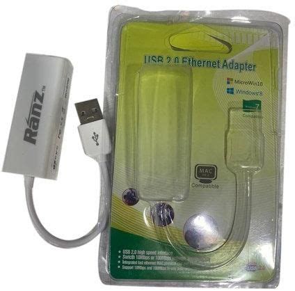 Ranz Usb Ethernet Adapter Color White At Rs In Mumbai Id