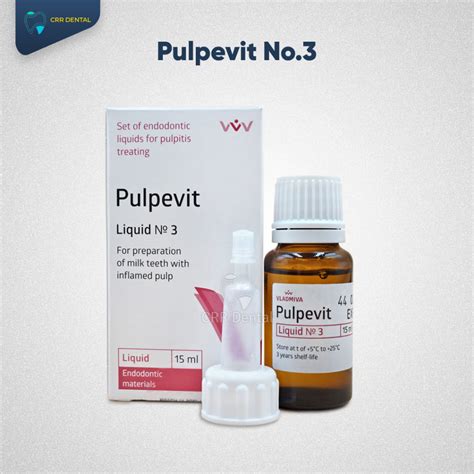 Dental Pulpevit No 3 Formocresol Formokresol Dressing Root Canal