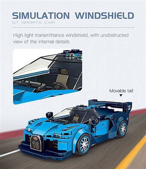 דגם הרכבה בוגאטי ויז`ן Mould King 27001 Vision Gt תואם לגו