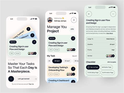 Task Management Mobile App Behance
