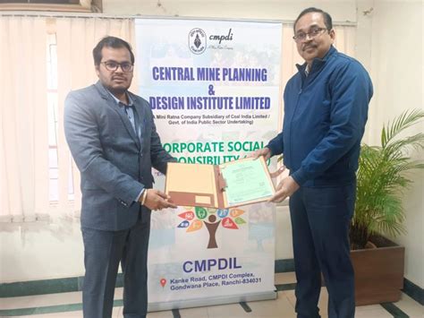 Cmpdi Cil Csr Skilldevelopment Central Mine Planning And Design Institute