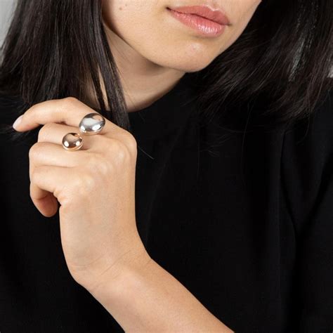 Customizable Carlota Guardia Cocoon Double Sphere Rose Gold And