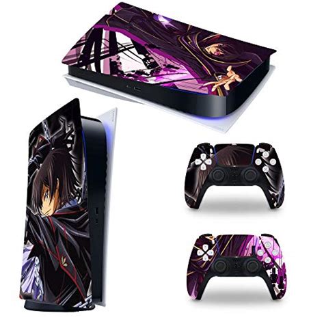 Code Geass Ps5 Digital Edition Console And Controller Skin Set