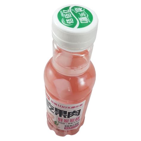 Bebida Sabor Pêssego E Mel Com Cubos De Nata De Coco Jiaozuo 450ml