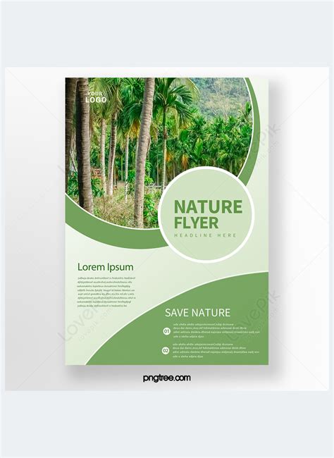 Green Environmental Protection Theme Flyer Template Image Picture Free Download 465346036