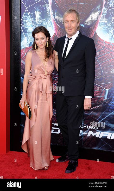 Anna Friel And Rhys Ifans The Amazing Spider Man Los Angeles Premiere