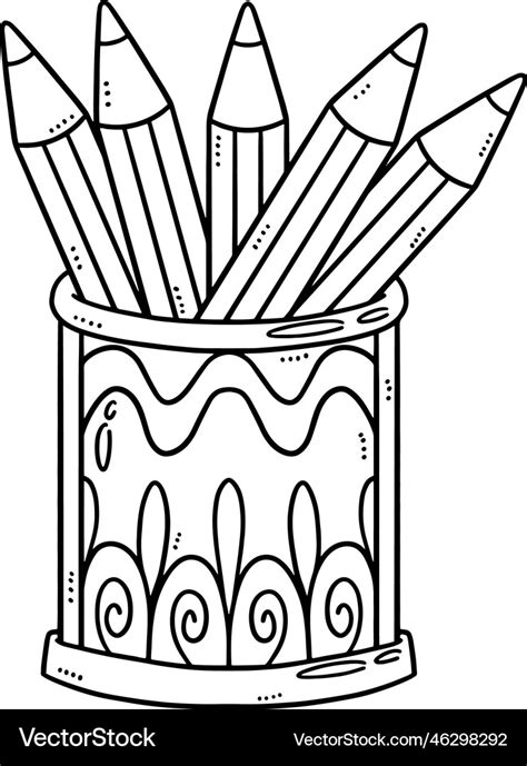 Pencils Coloring Page