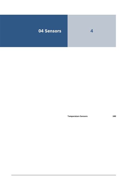 Bosch Temperature Sensors Pdf