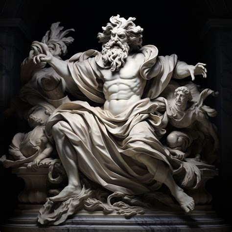 Kronos The Greek Titan Statue