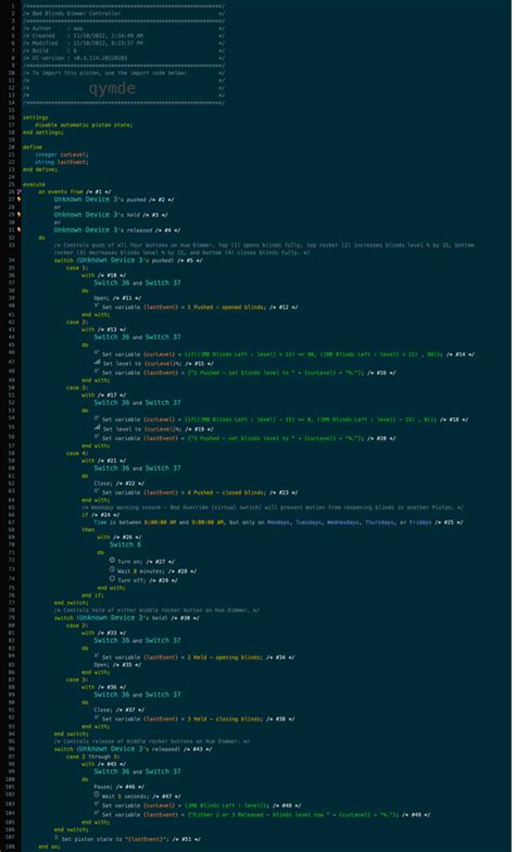 Hue Dimmer Control Of Ikea Fyrtur Blinds Webcore Hubitat