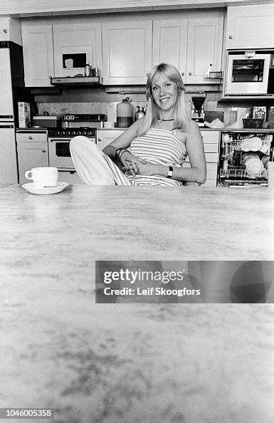 Portrait Of Swedish Pop Musician Agnetha Faltskog Of The Group Abba