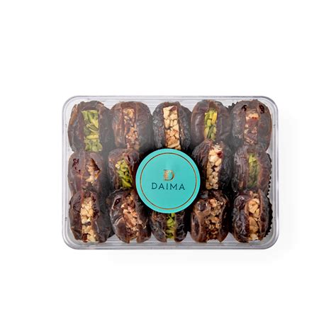 Daima Pre Packed Stuffed Dates Jumbo Assorted Dubai Dates Dates Uae