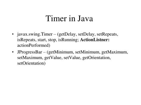 Ppt Java Timer And Applet Basics For Web Development Powerpoint Presentation Id9563102
