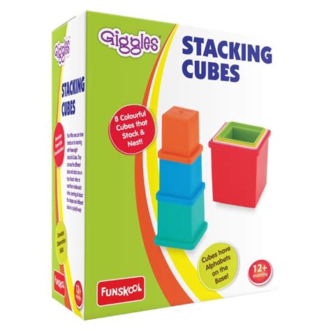 Funskool Giggles Stacking Cubes Multicolour Juplay World