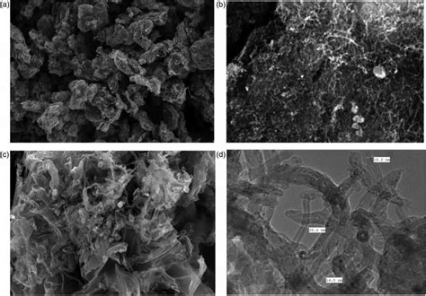 Sem Micrographs Of A Pth B Mwcnt And C Pth Mwcnt Composite