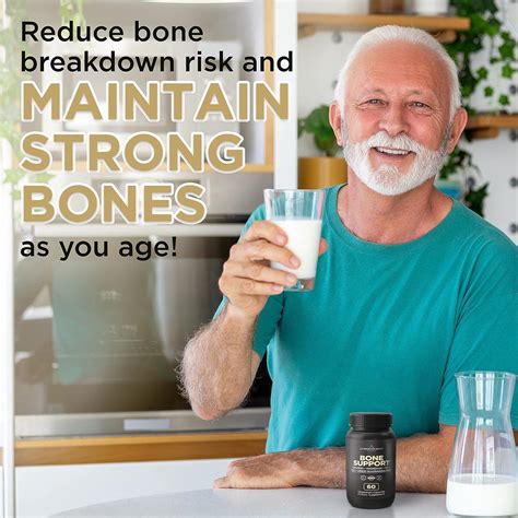 Livingood Daily Bone Support 60 Capsules Bone Density Supplements